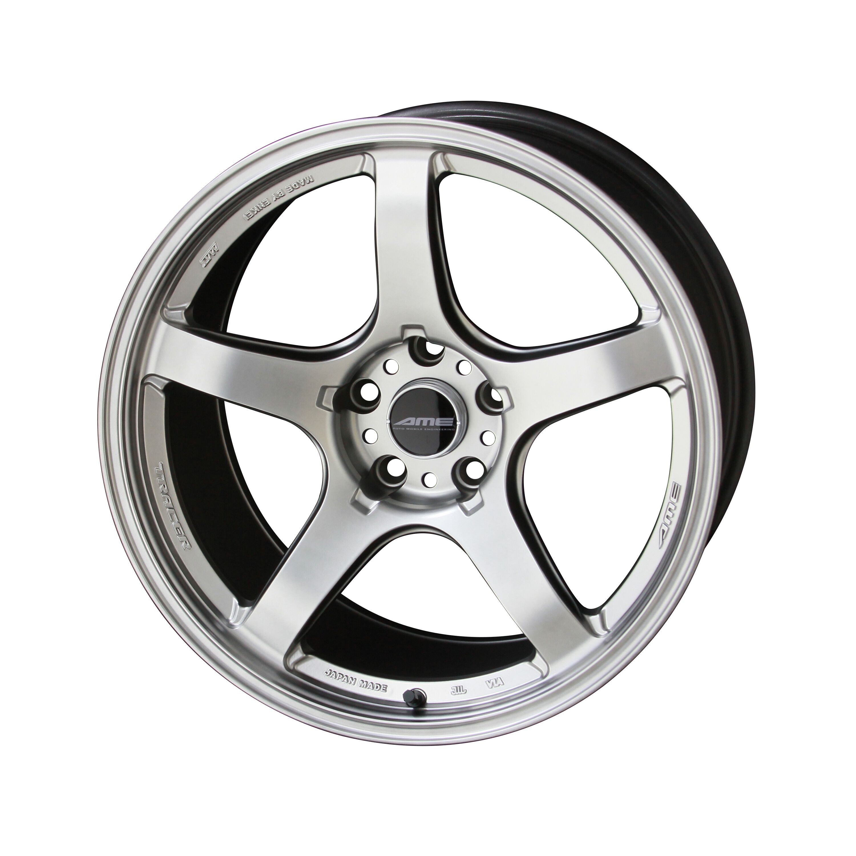 AME Tracer GT-V in Black & Silver 18inch